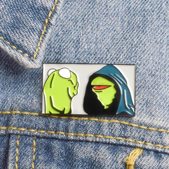 ariesmoon89 | Accessories | Kermit The Frog Inner Me Meme Lapel Pin ...